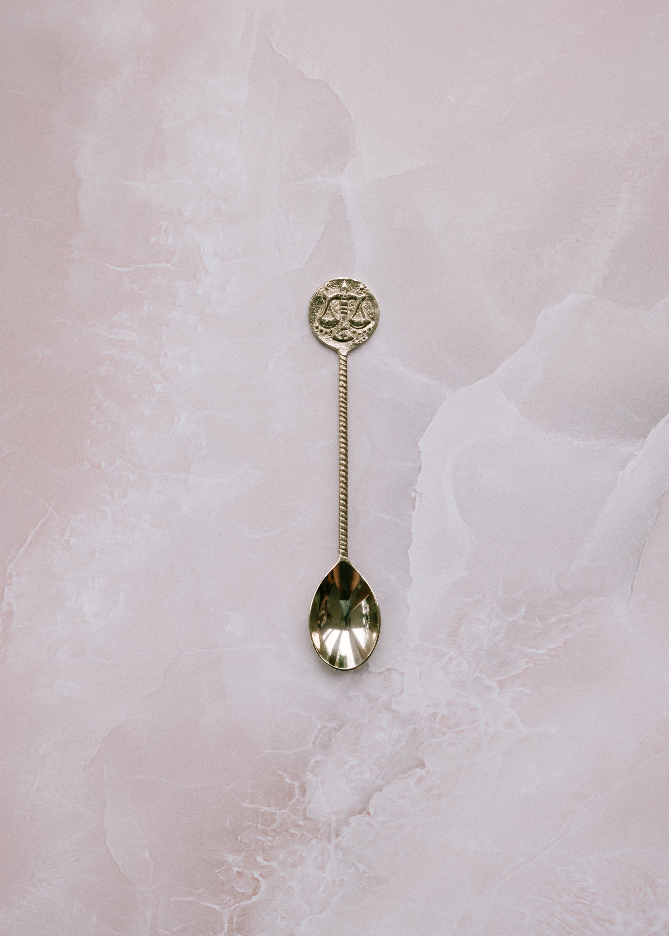 Zodiac Brass Dessert Spoons – The Wholesome Store